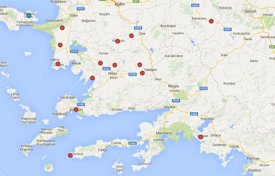 Interactive Map of Ancient Sites – World History Foundation